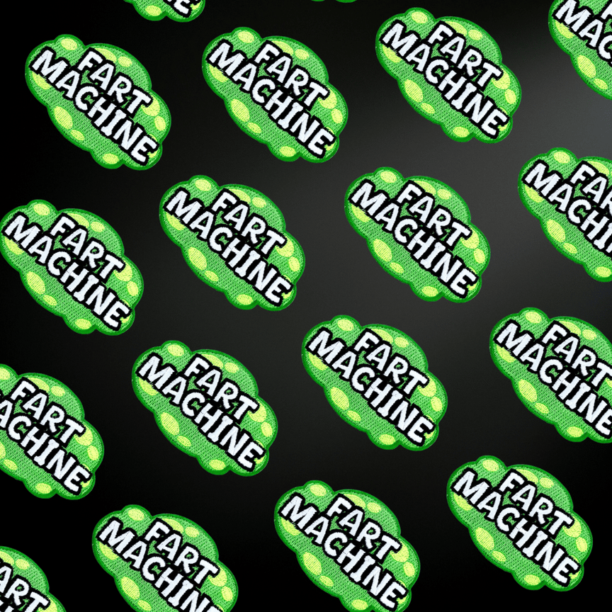 ป้ายติดชุดตีนตุ๊กแก Fart Machine Morale Patch – TANK TINKER
